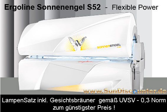 Solarium Ersatzröhren Paket passend für Ergoline Sonnenengel S52 Flexible Power online günstig ...