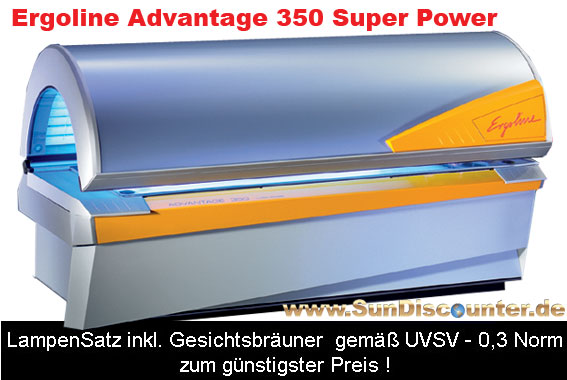 Solariumersatzröhren Paket passend für Ergoline Advantage 350 Super ...